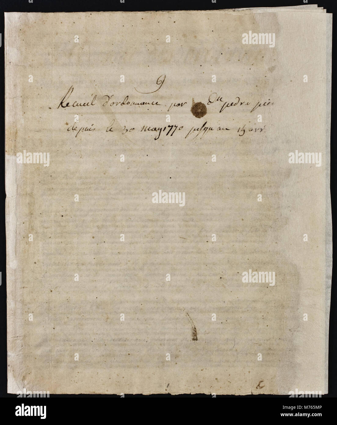 The Louisiana ordinances from 1770-1775, a key period in American ...