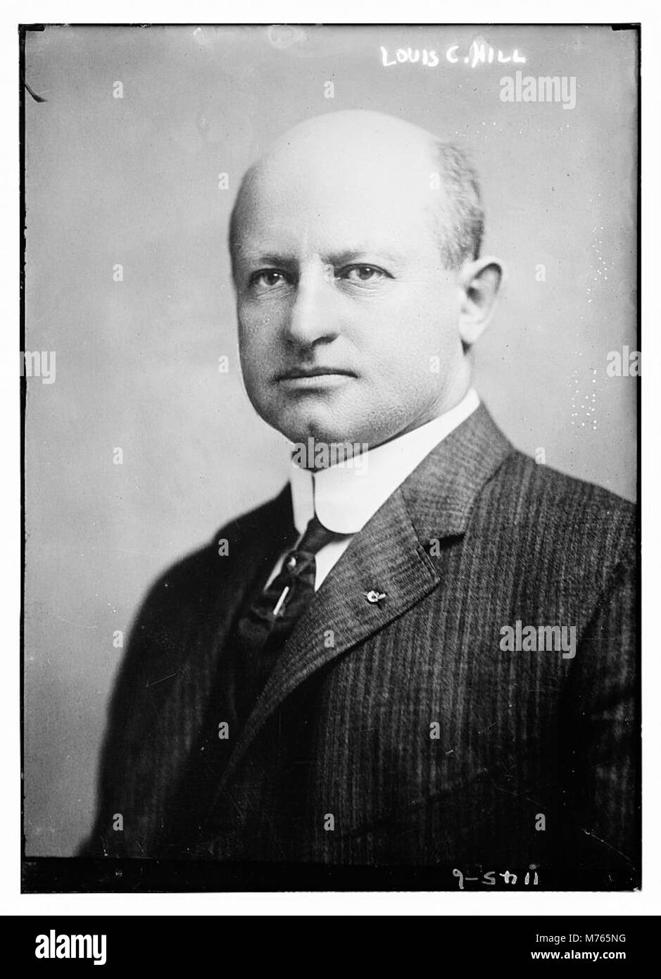 A portrait of Louis C. Hill, capturing the notable figure’s appearance ...