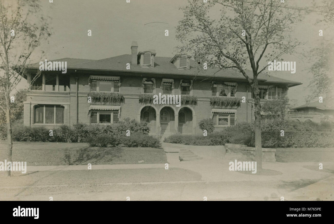 Louis Wolf Jr. house, Chicago, early 20th century (NBY 947 Stock Photo ...