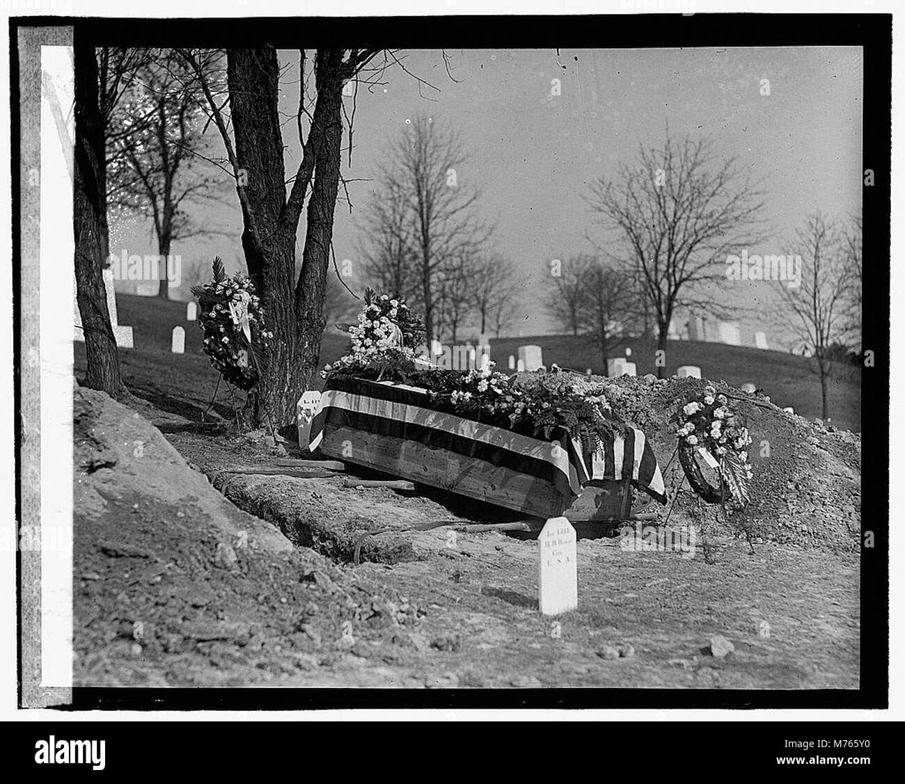 Lt. Richard Anderson funeral LOC npcc.05666 Stock Photo - Alamy