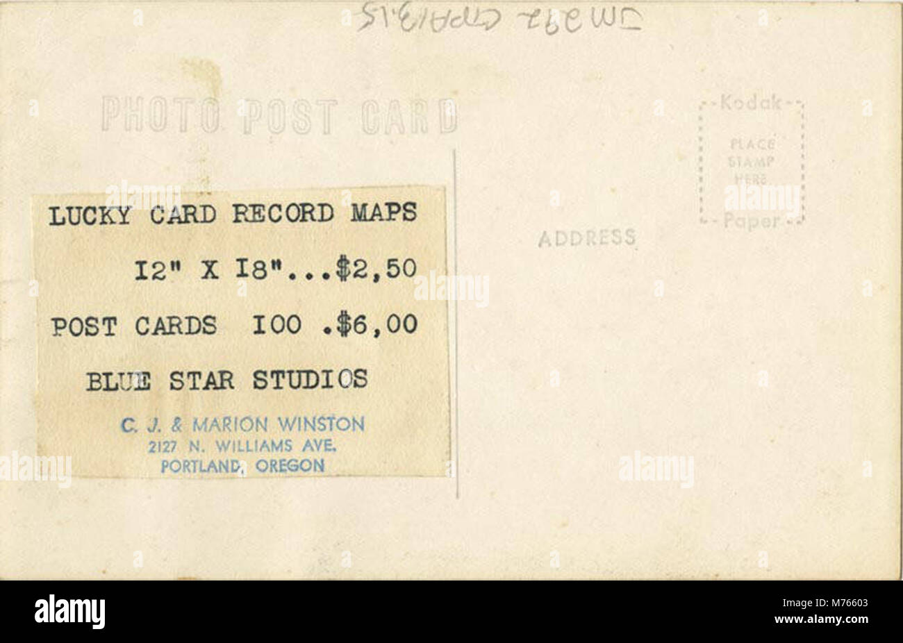 Lucky Card Record Maps, Post Card Collectors, map of the United States ...