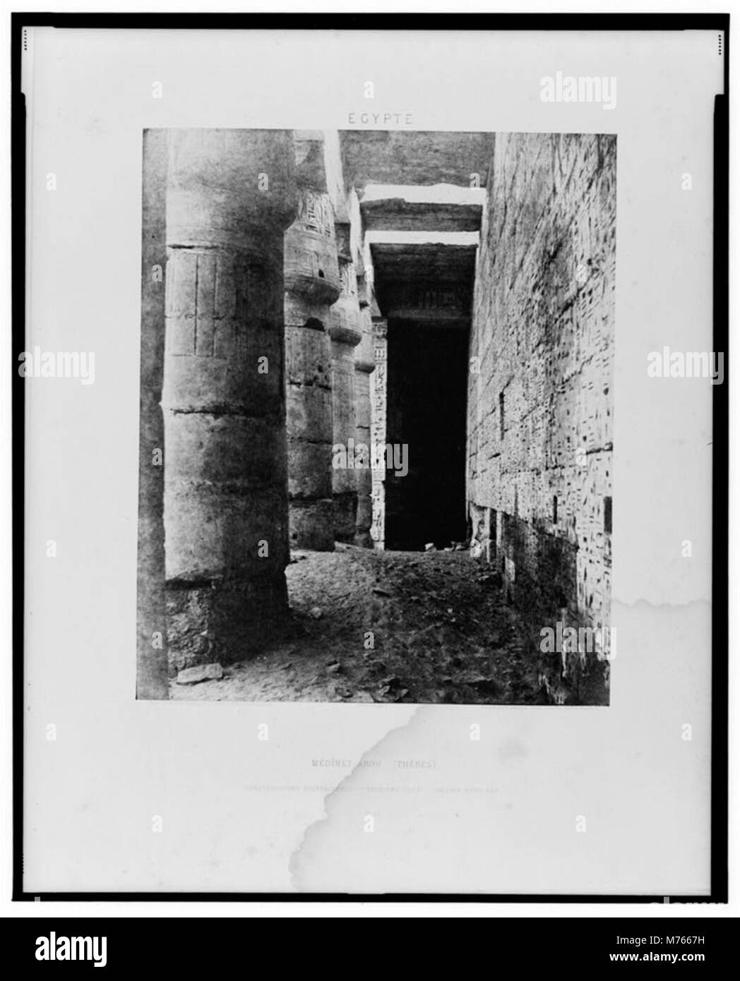 This image shows a section of the Temple of Abu Simbel, specifically ...