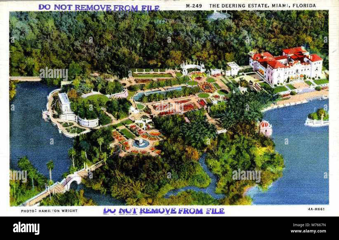 An image of the Deering Estate, photographed by Hamilton Wright. The ...
