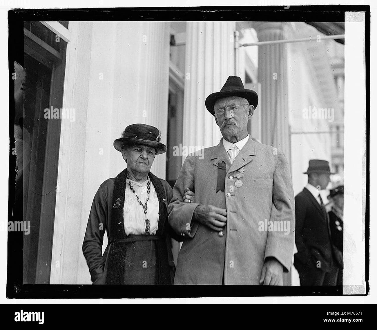 A photograph of M.C. Dalton and his wife, taken on June 23, 1922. The ...