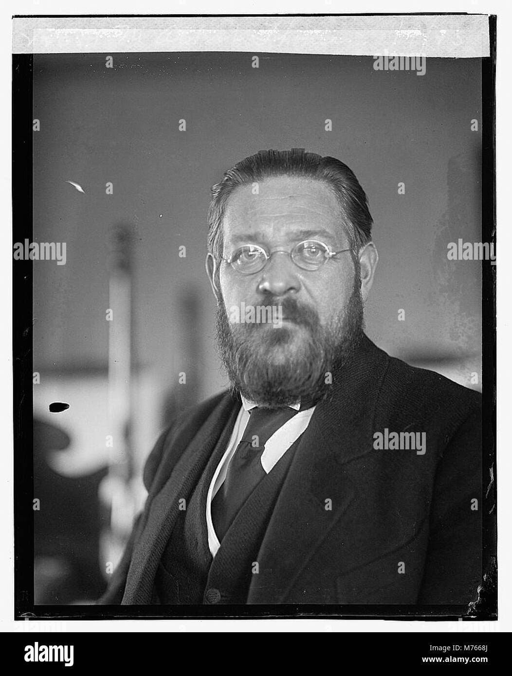 This image shows M. Albert Thomas, a prominent American politician ...
