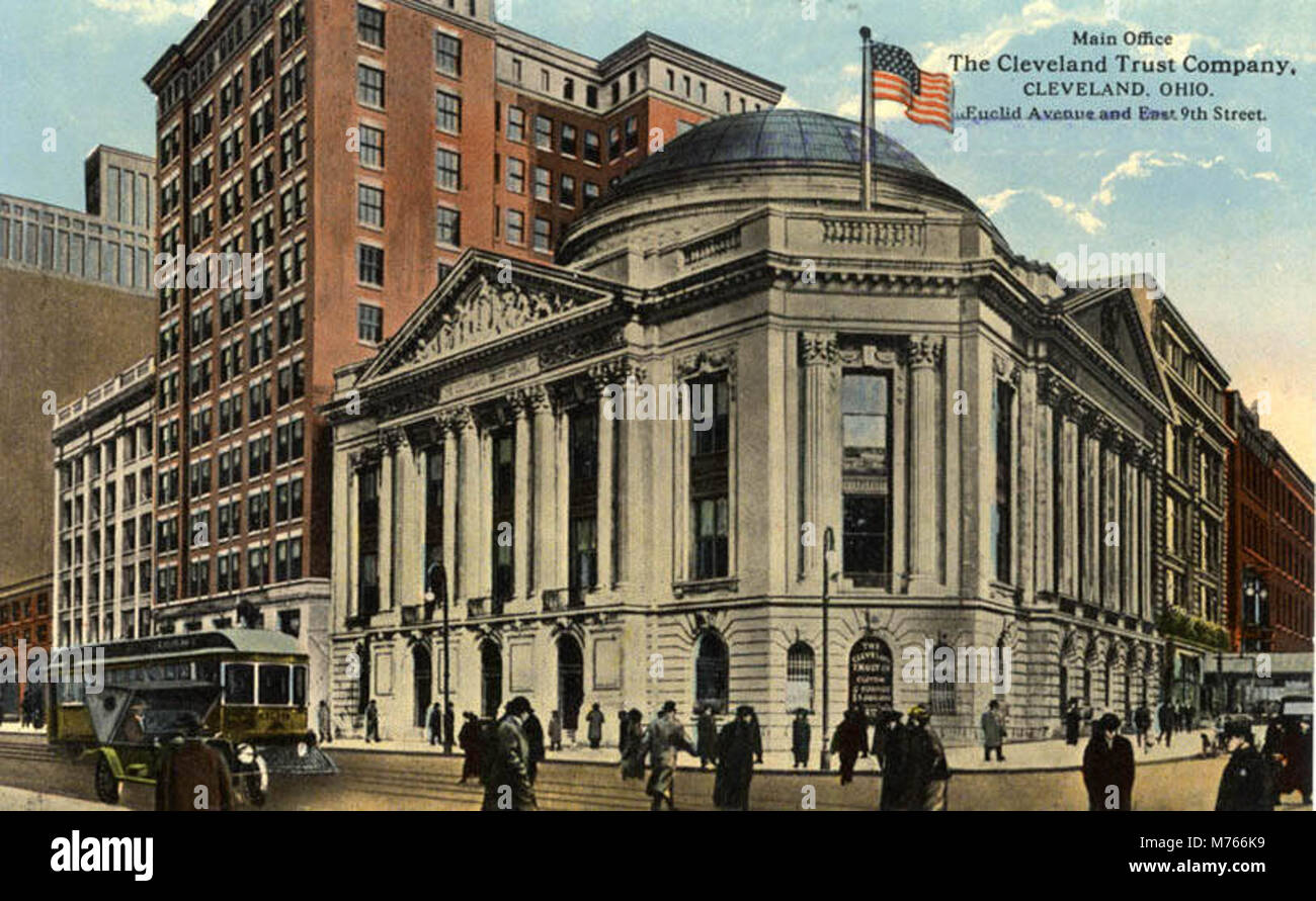 The Cleveland Trust Company’s main office, located on Euclid Avenue and ...