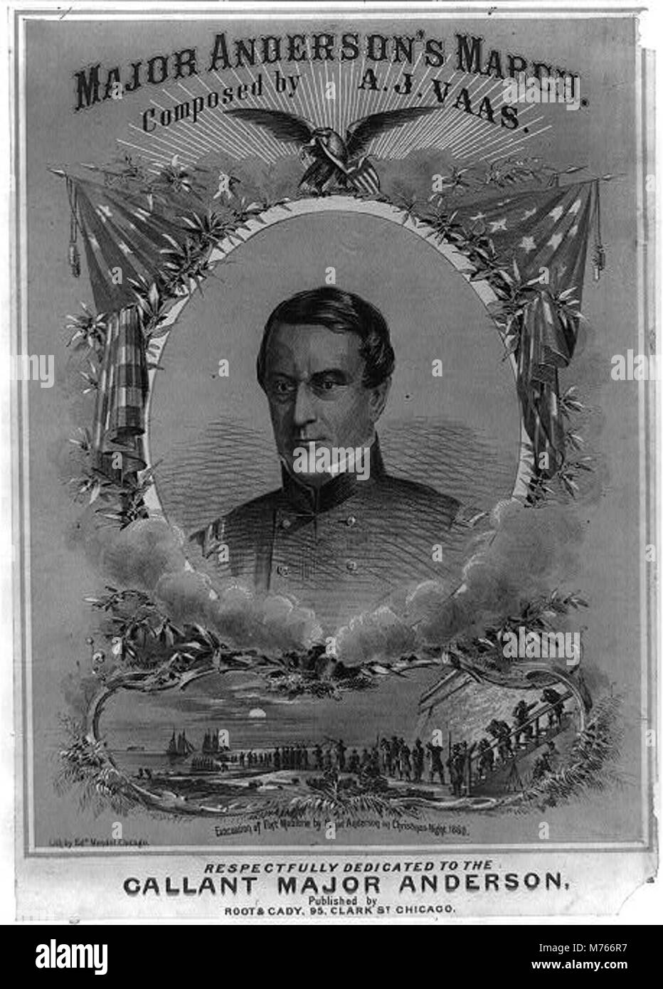 This image captures Major Anderson’s March, a historical military event ...