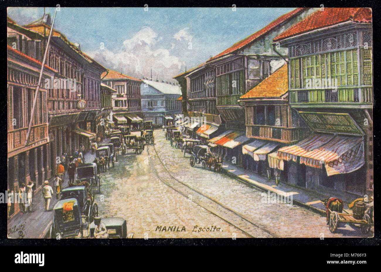 The Manila Escolta, documented under NBY 443874, reflects the ...