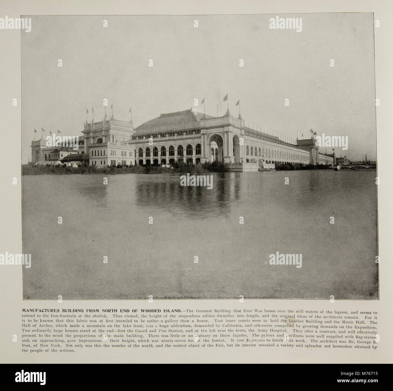 Worlds columbian exposition chicago 1893 hi-res stock photography and ...