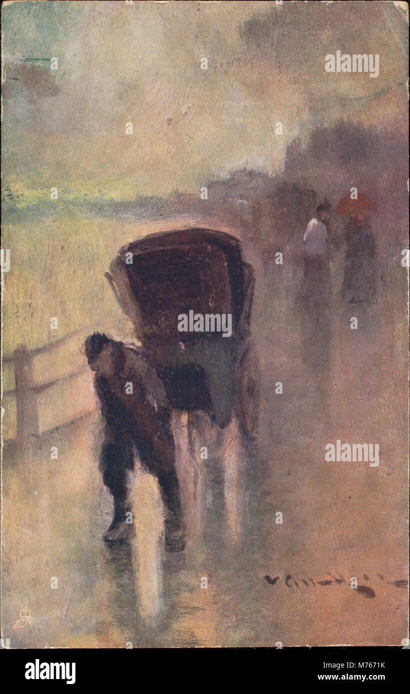 This image shows a man operating a cart, capturing a scene of ...