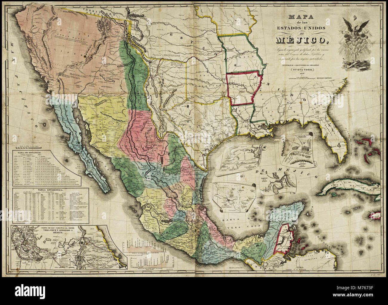 Mapa de mejico hi-res stock photography and images - Alamy