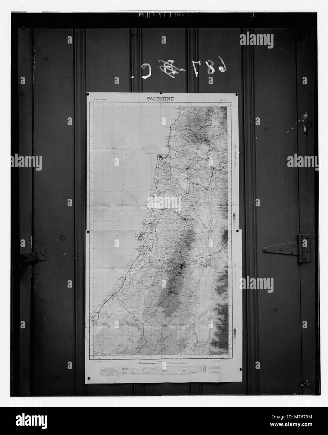 This map of Palestine, featured here, includes various towns and ...