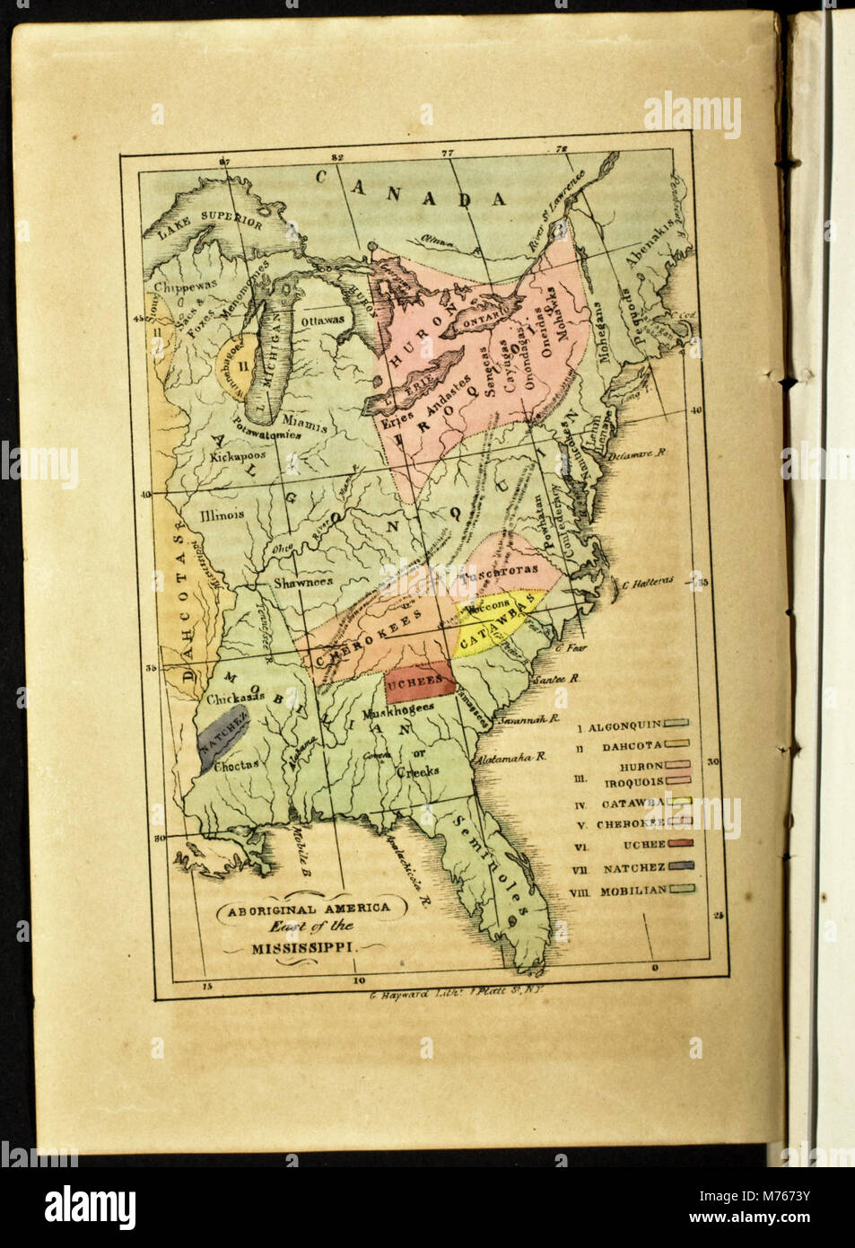 U s map of indian land hi-res stock photography and images - Alamy