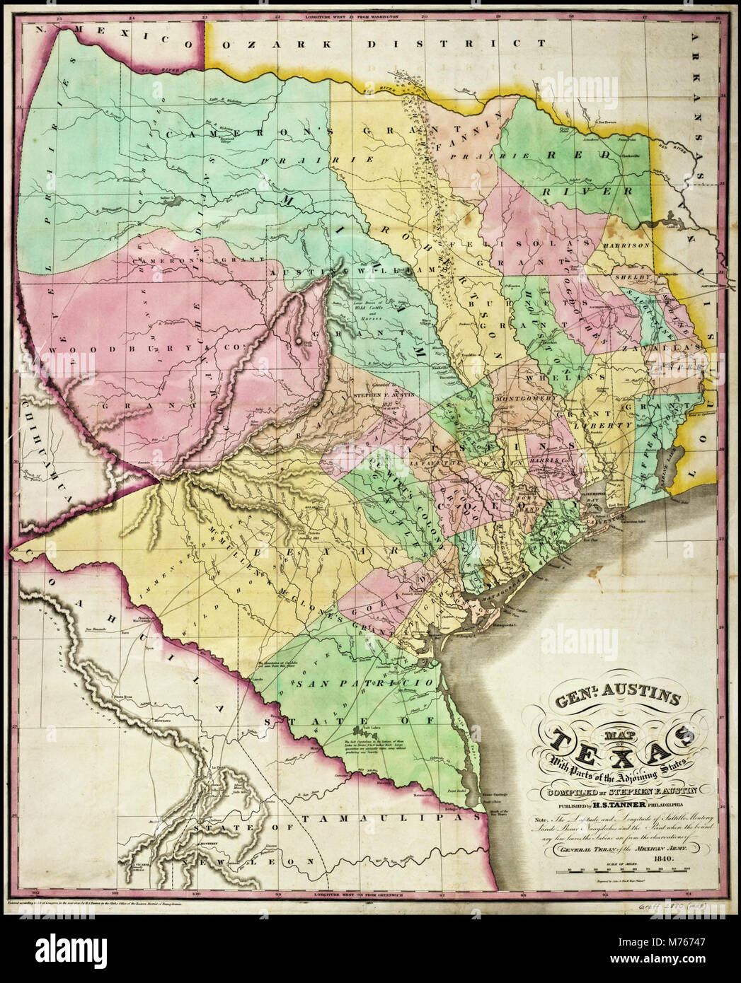 This map and description of Texas provide detailed geographical and ...