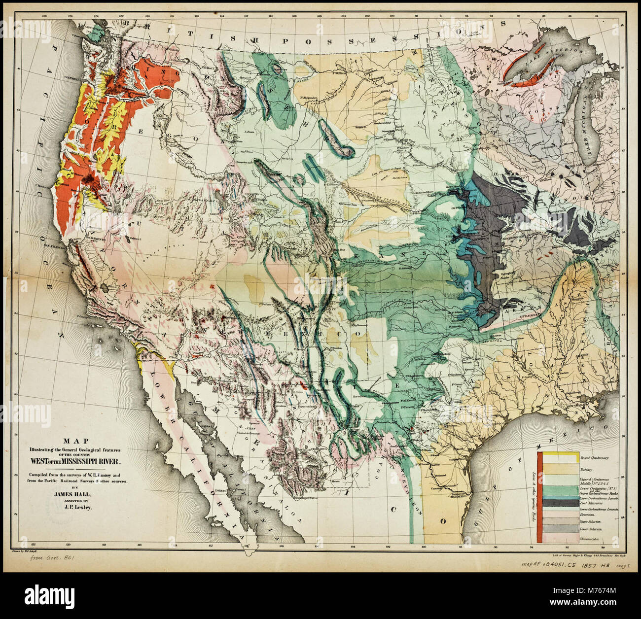 Landforms map hi-res stock photography and images - Alamy