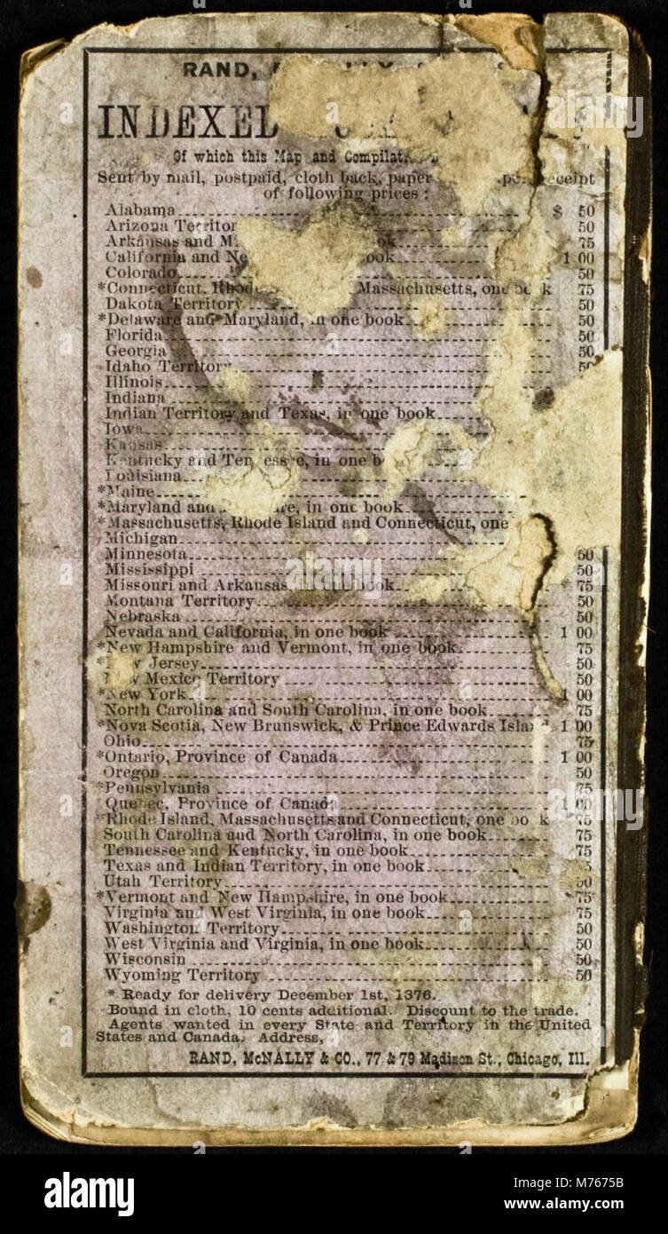 Historic map of idaho hi-res stock photography and images - Alamy