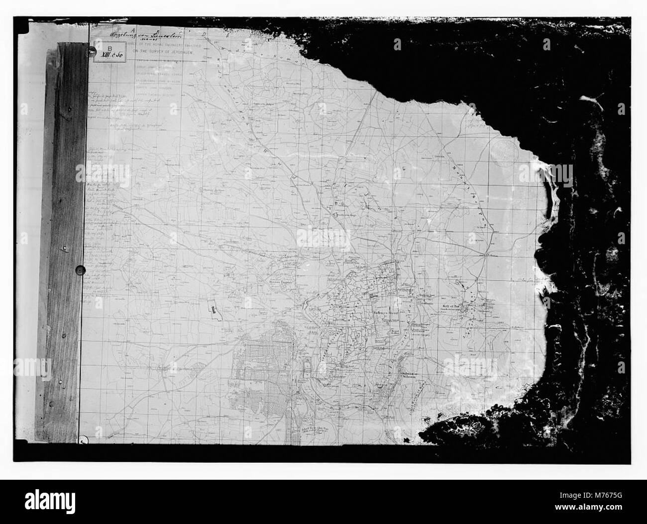 This map of Jerusalem, based on the Ordnance Survey of 1866, offers a ...