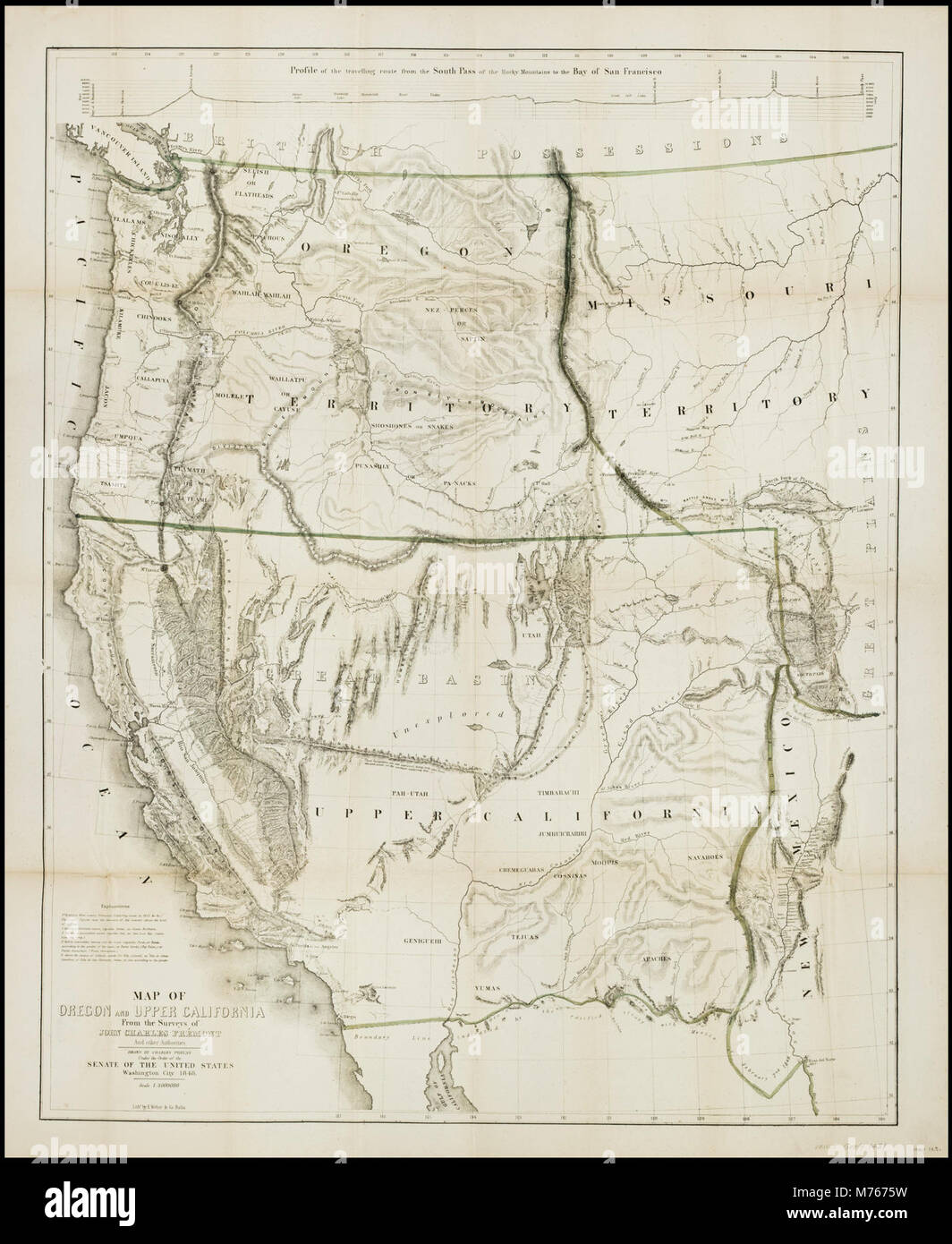 Map of Oregon and upper California from the surveys of John Charles ...