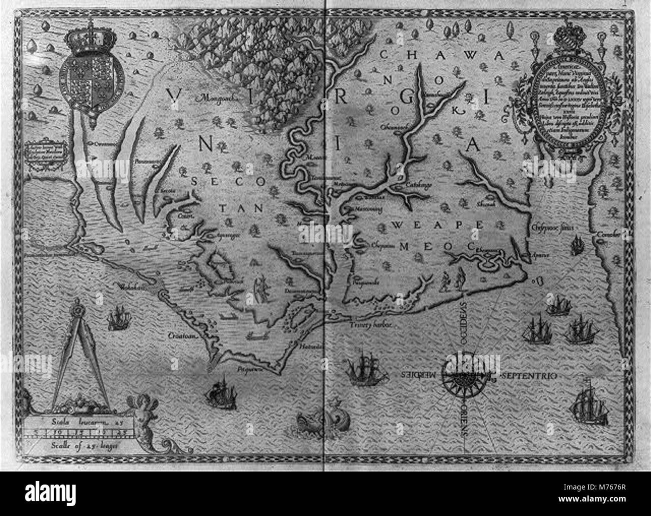 Theodore de bry map hi-res stock photography and images - Alamy