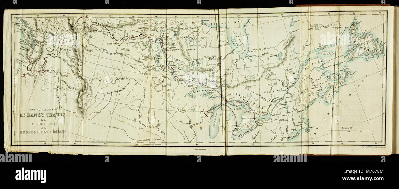 19th century trade routes map hi-res stock photography and images - Alamy