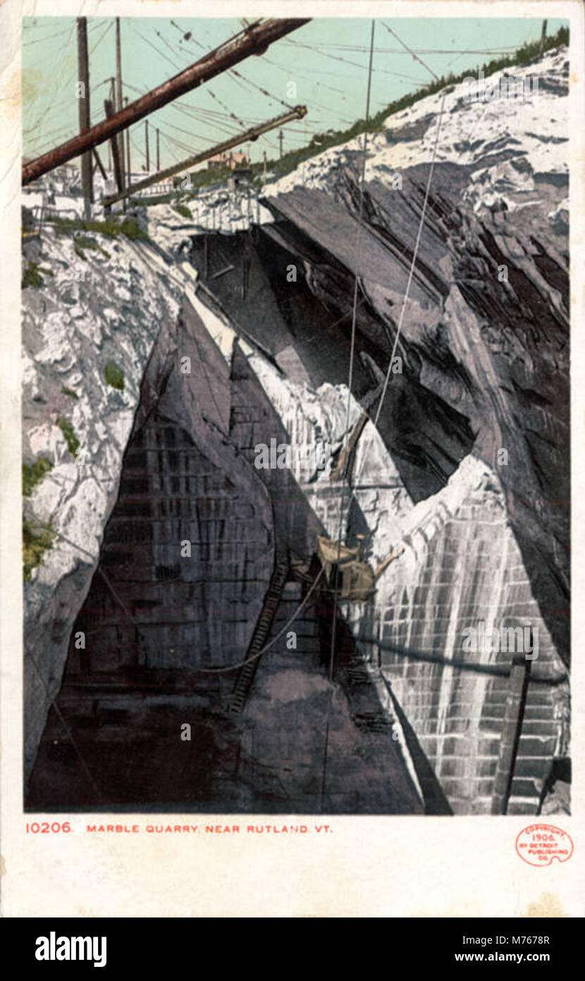 This image showcases a marble quarry, a site where marble is extracted ...