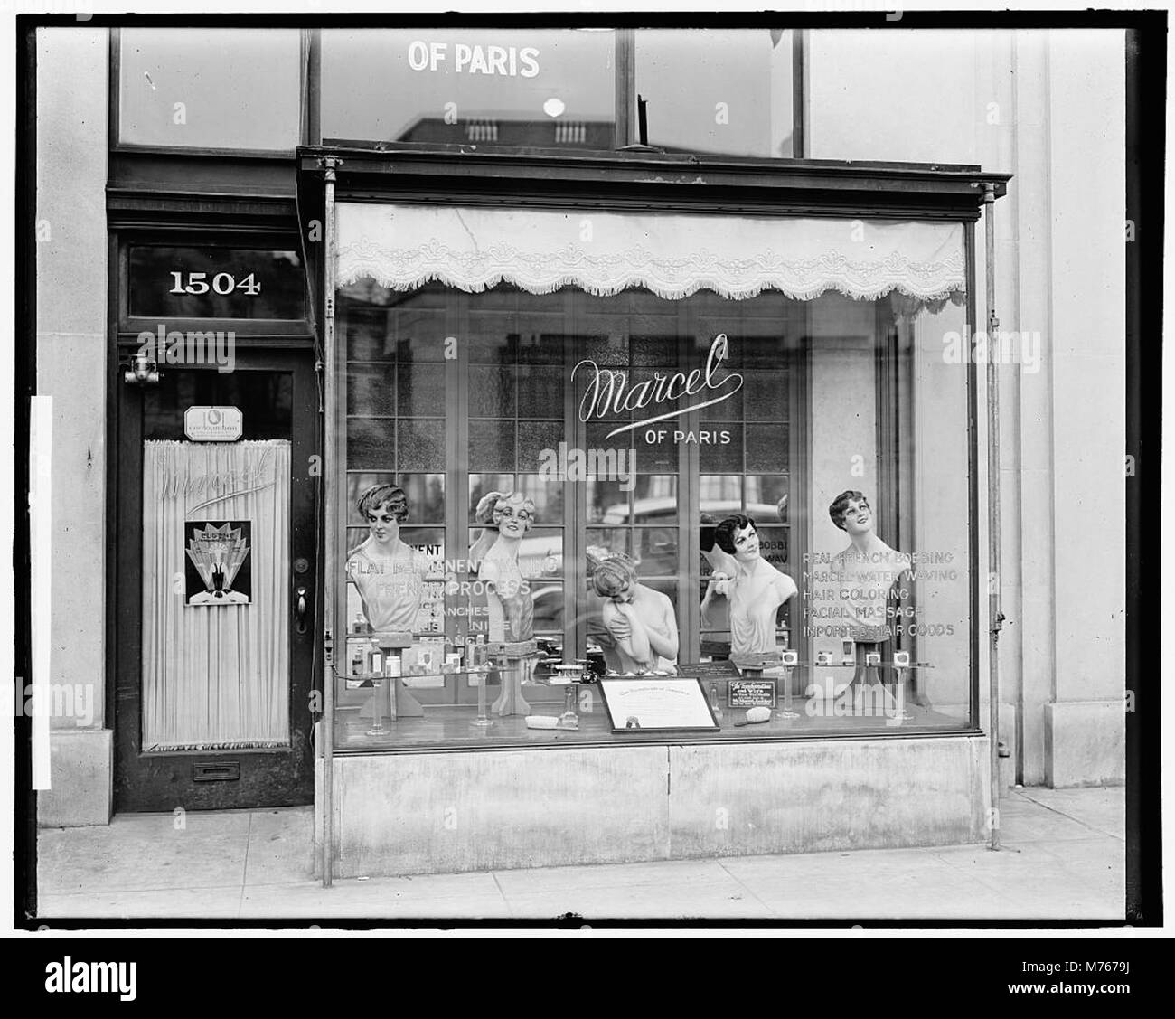 Interior beauty hair salon Black and White Stock Photos & Images - Alamy