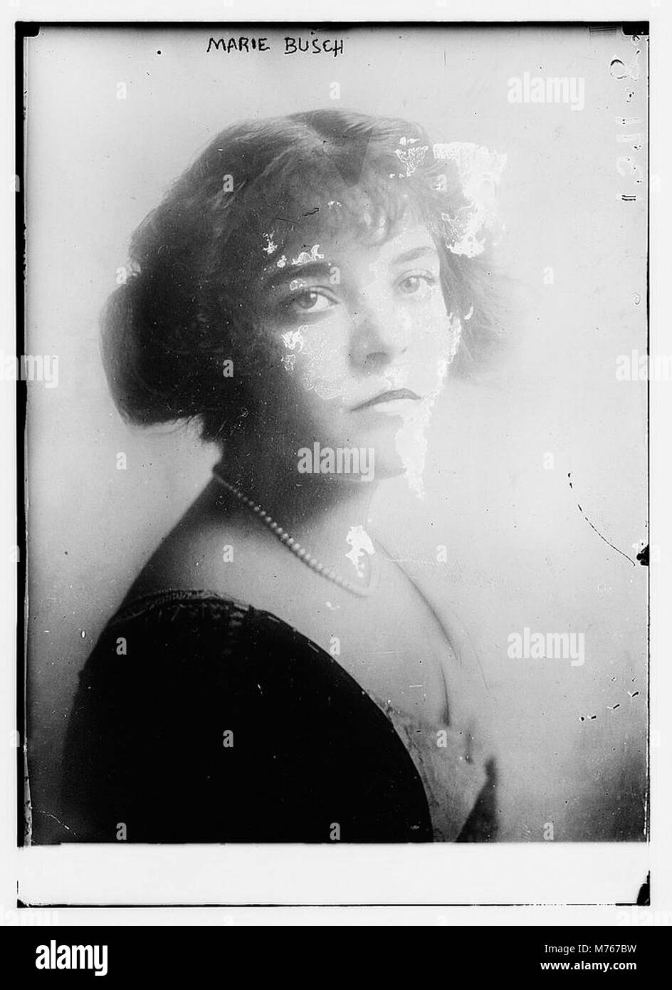 A portrait of Marie Busch, an influential individual in her community ...