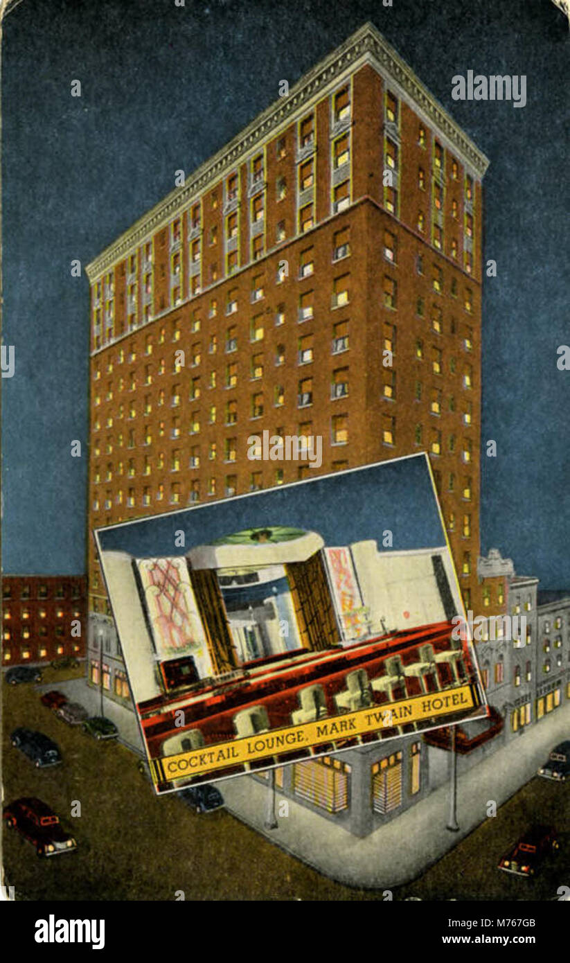 The Mark Twain Hotel, an iconic building, reflects the architectural ...