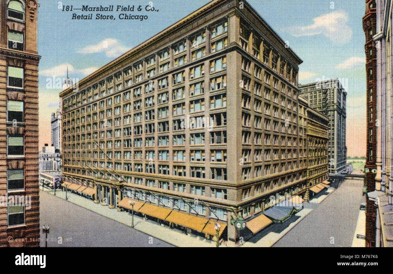 Marshall Field & Co. was a prominent retail store in Chicago, known for ...