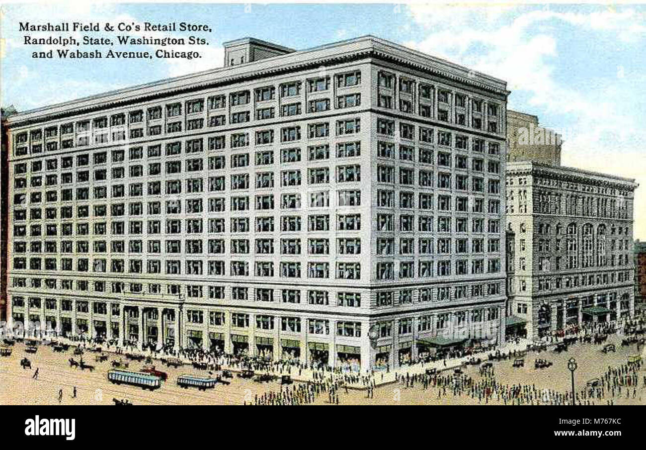 Marshall Field & Co. Store, State and Washington Street, built by D.H ...