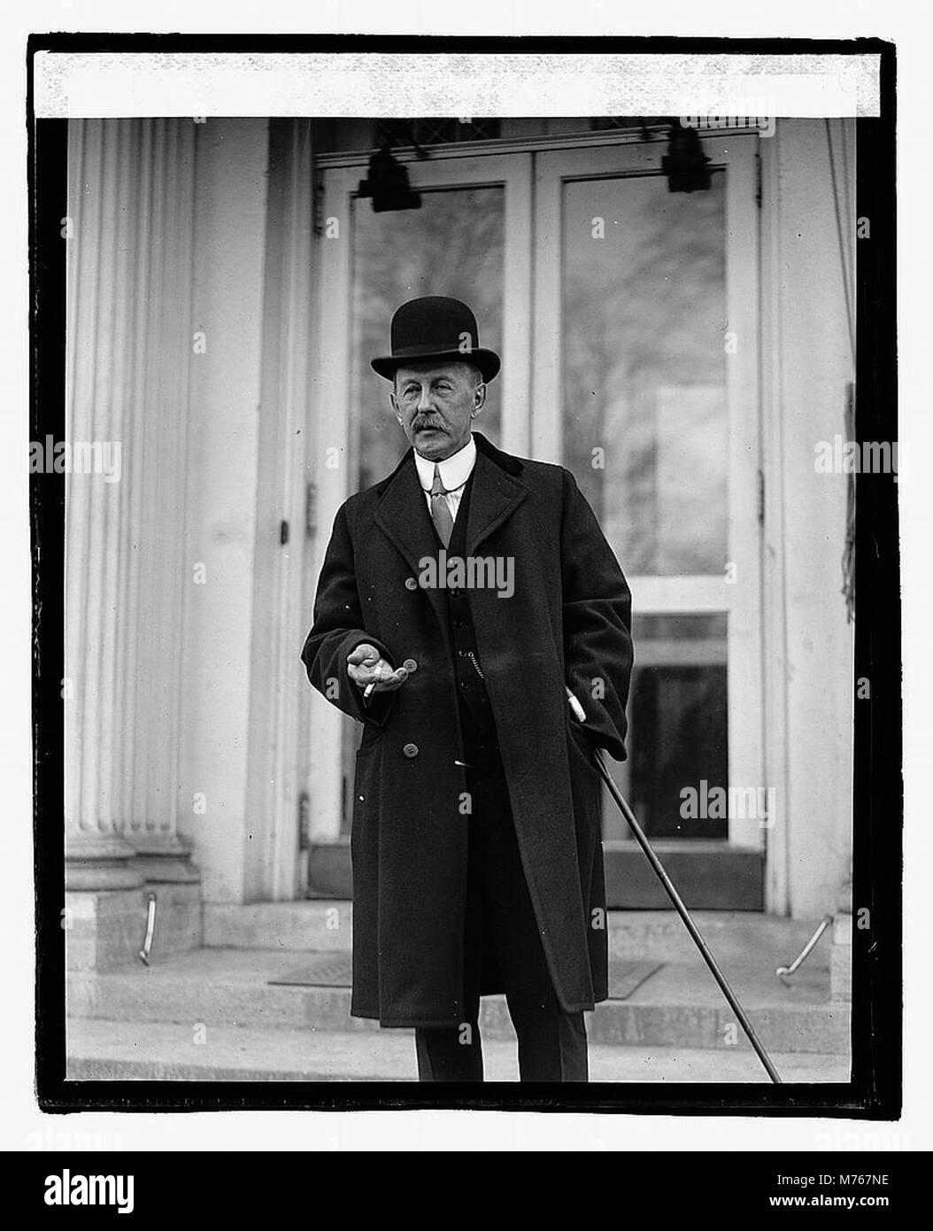 A photograph of Martin Burrell, captured on November 17, 1922 ...