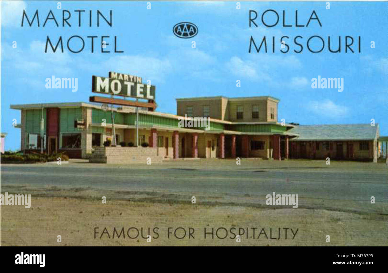 The Martin Motel, located along Highway 66 and Route 63 East, is known ...