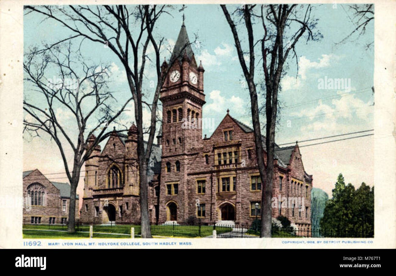 Mary Lyon Hall at Mount Holyoke College is a prominent historic ...
