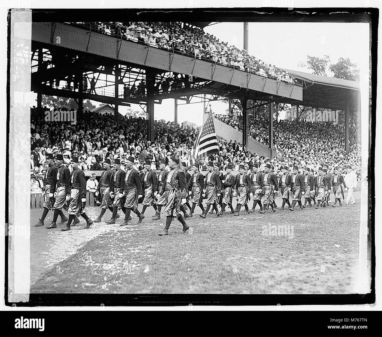 Masonic ball game, 1921 LOC npcc.04440 Stock Photo - Alamy