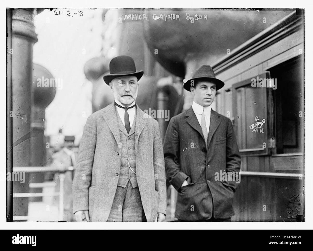 A photograph of Mayor Gaynor with his son, offering a glimpse into the ...