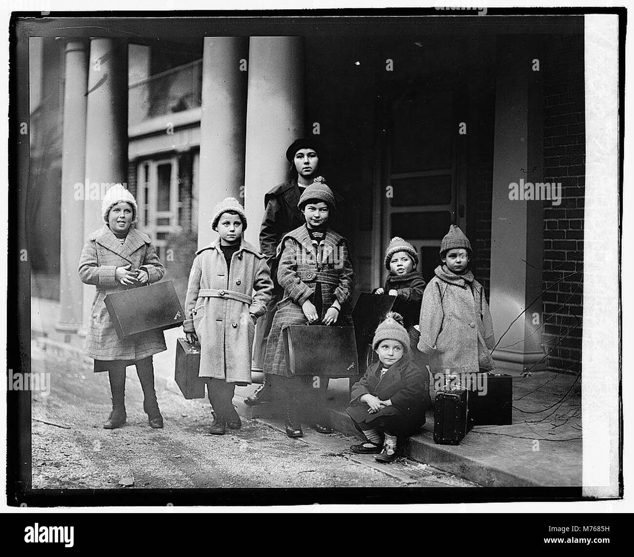 A photograph of the McCully children taken on January 11, 1921, part of ...