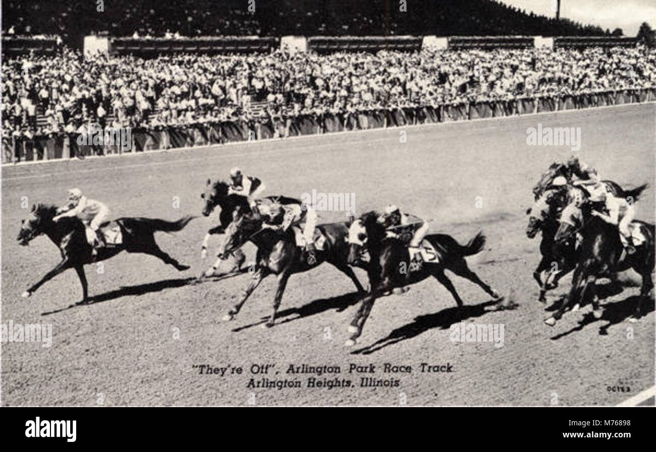 Arlington Park Race Track, an iconic horse racing venue located in ...