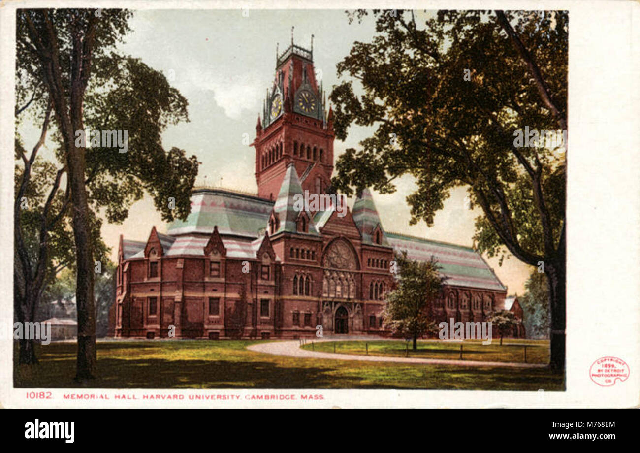 Harvard university memorial hall design hi-res stock photography and ...