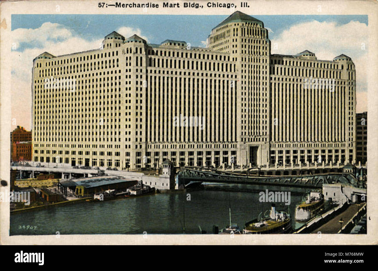 The Merchandise Mart is a landmark building in Chicago, Illinois ...