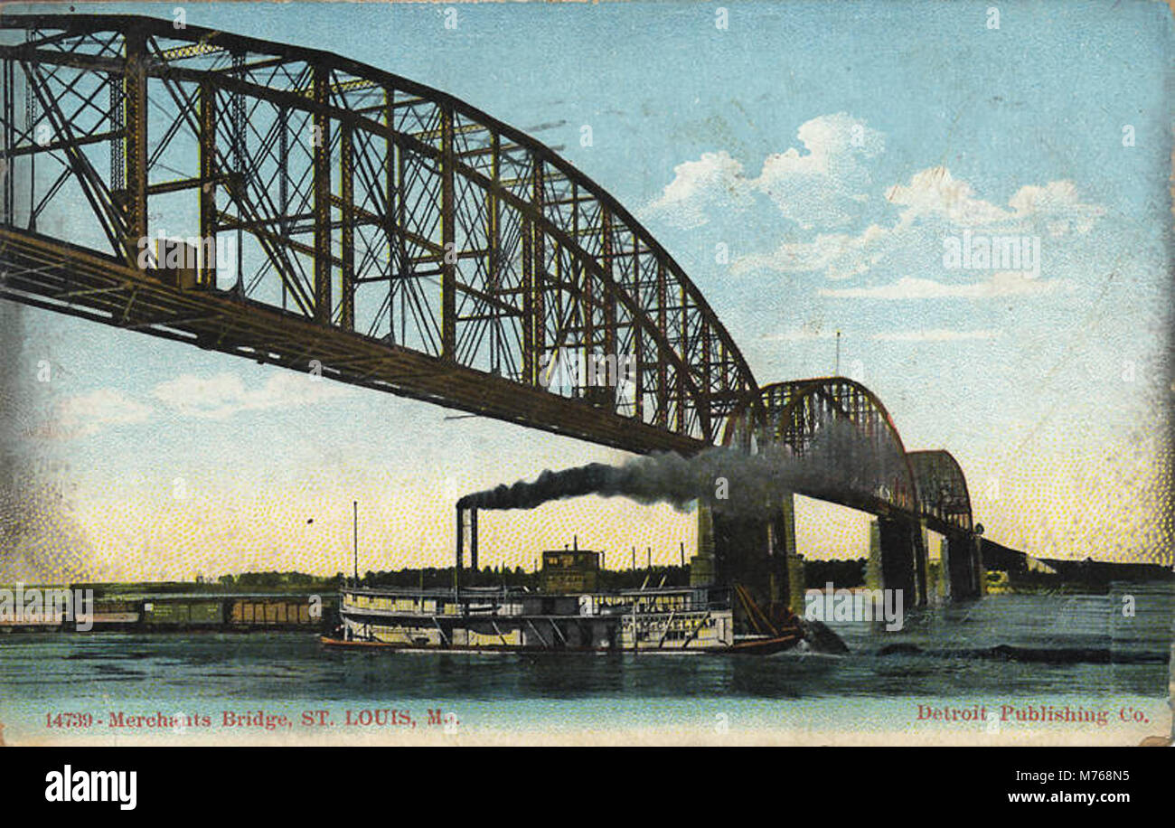 The image showcases the Merchants Bridge, a key structure in the city ...
