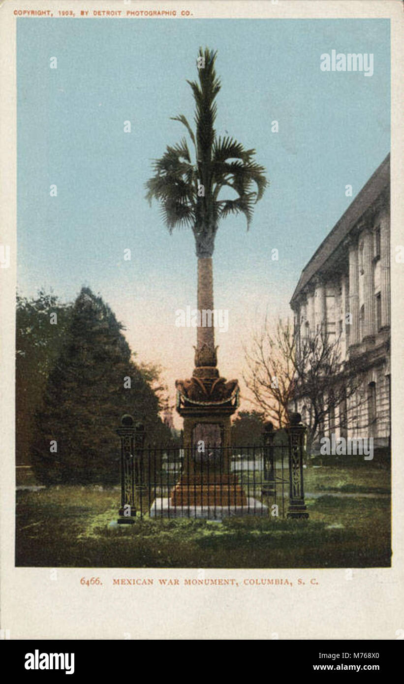 Mexican War Monument, Columbia, S.C. (NBY 429667 Stock Photo - Alamy