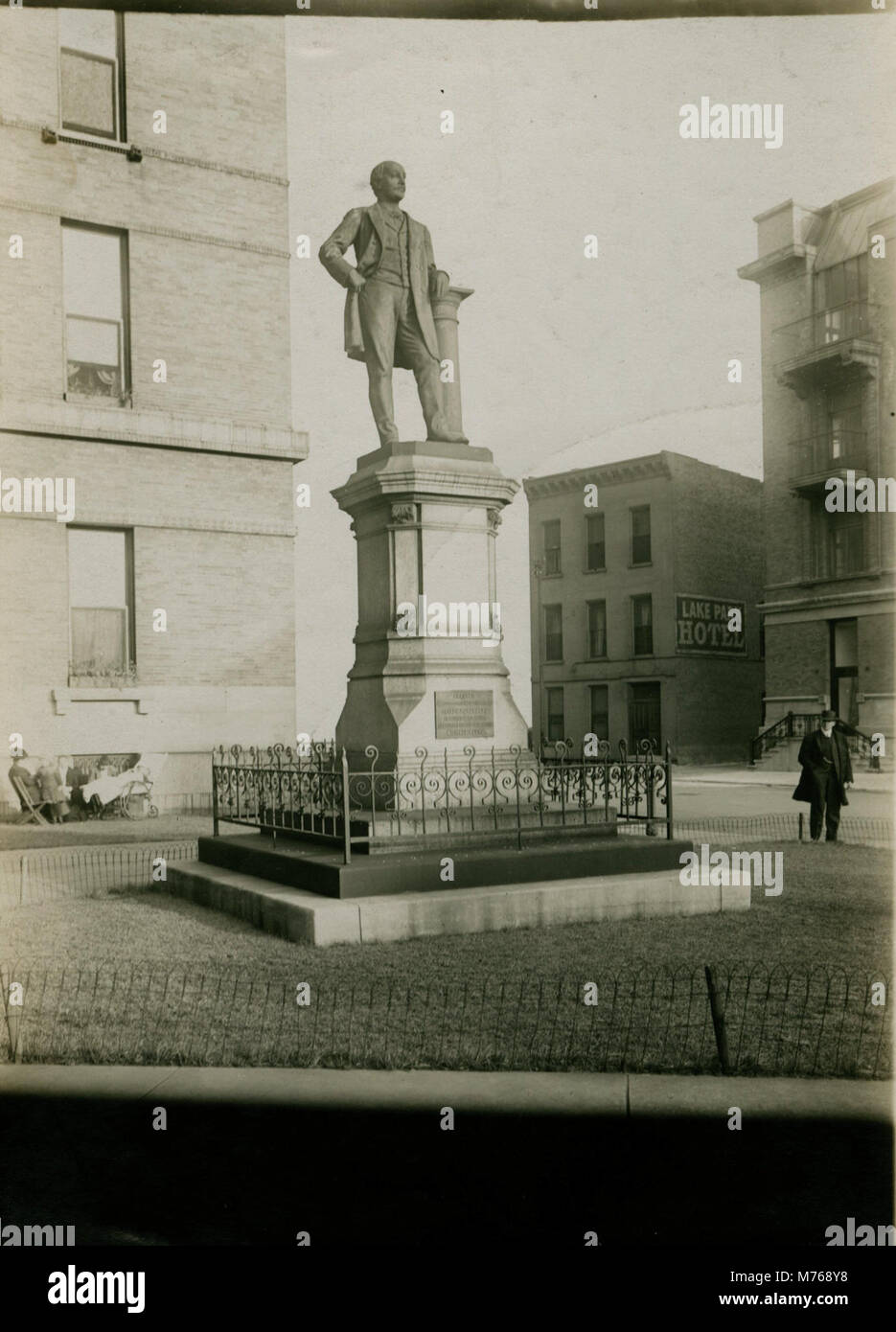 The Michael Reese Monument in Chicago, commemorating a significant ...