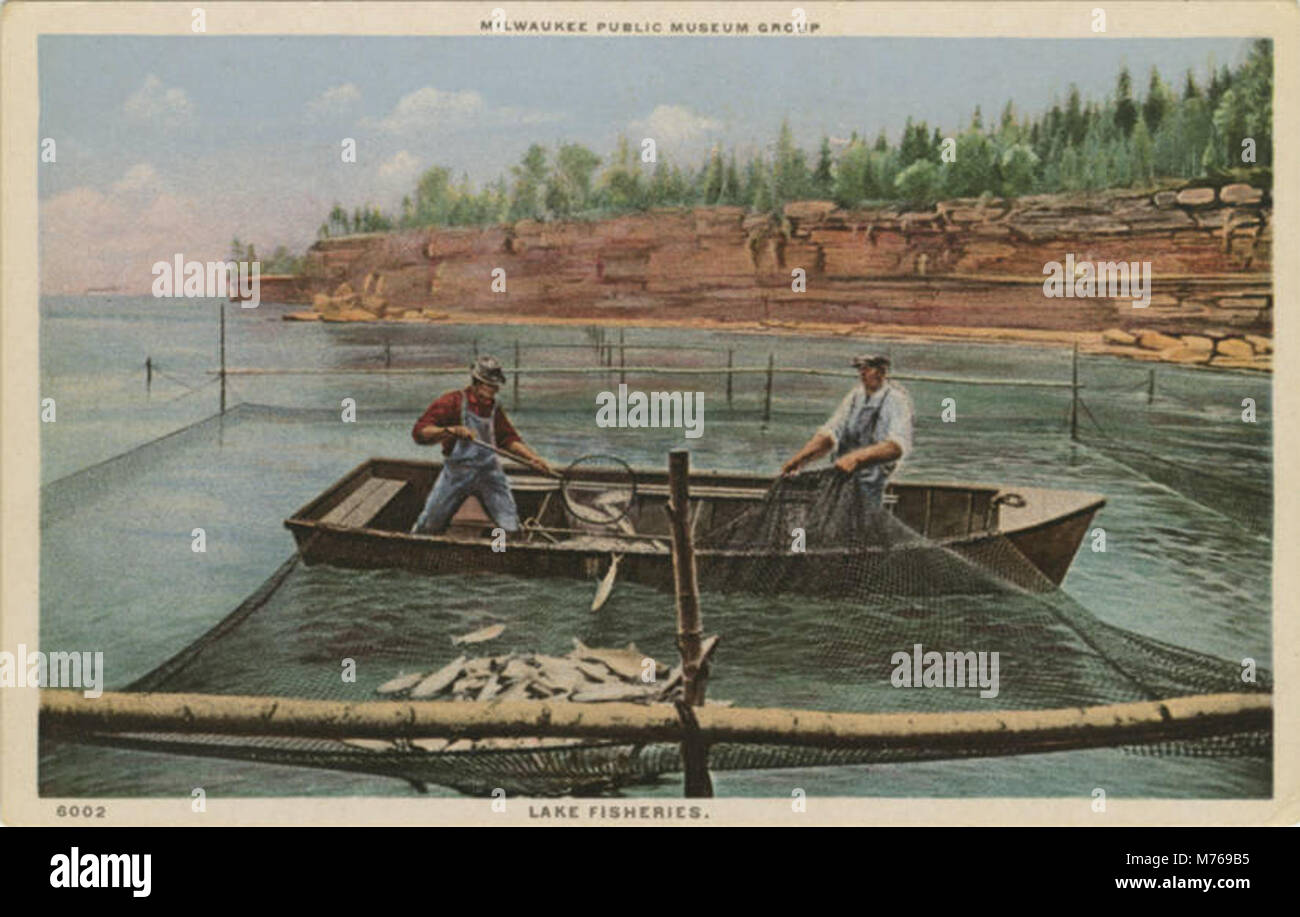 This image depicts the Milwaukee Public Museum's exhibit on lake ...