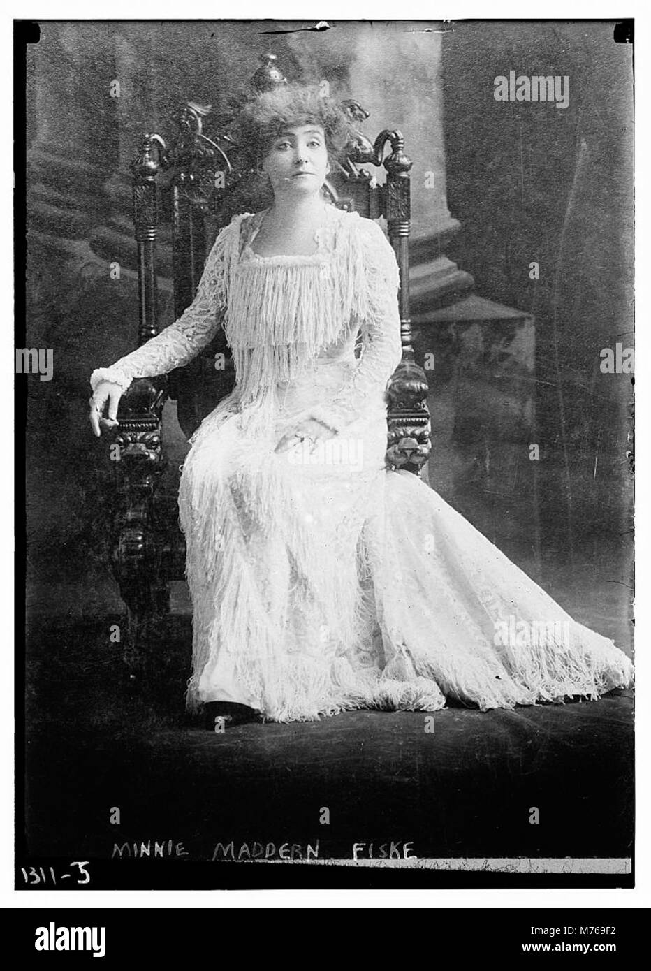 Minnie Maddern Fiske, an influential American actress, known for her ...