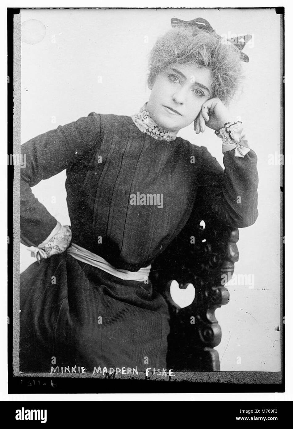 A portrait of Minnie Maddern Fiske, an influential American actress and ...