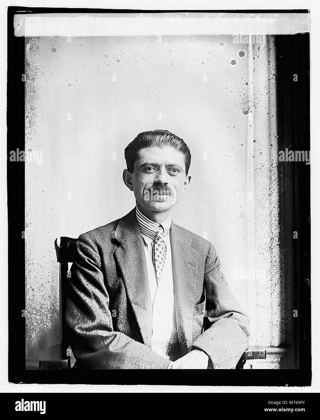 Portrait of Mirza Hussein Khan Alai, a prominent figure in Persian ...