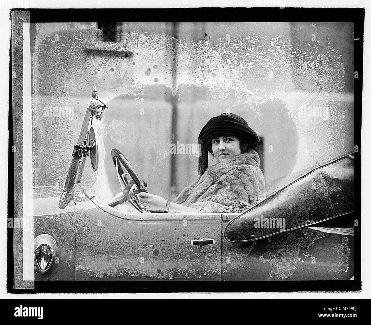 Portrait of Miss Alice Mann, captured in 1921. The image offers a ...