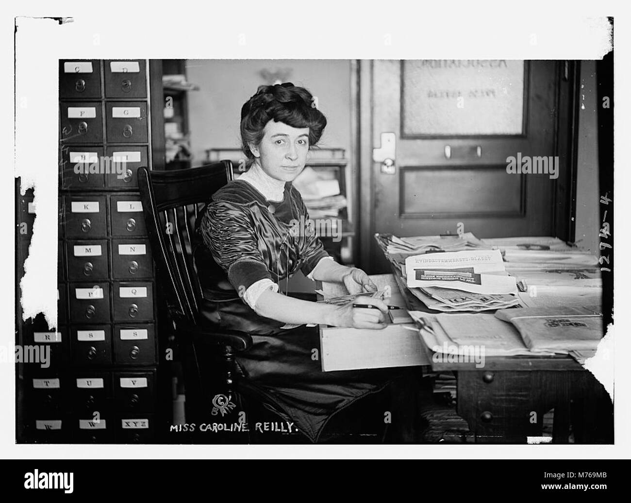 Miss Caroline Reilly was a notable figure, likely involved in cultural ...