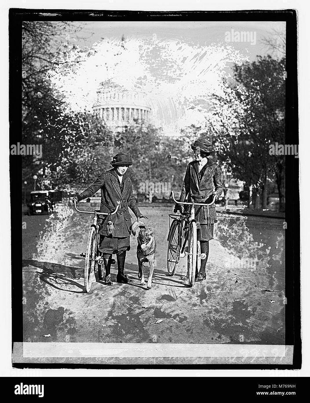 A portrait of Miss Florence Dearing and Miss Evelyn Morey, reflecting ...