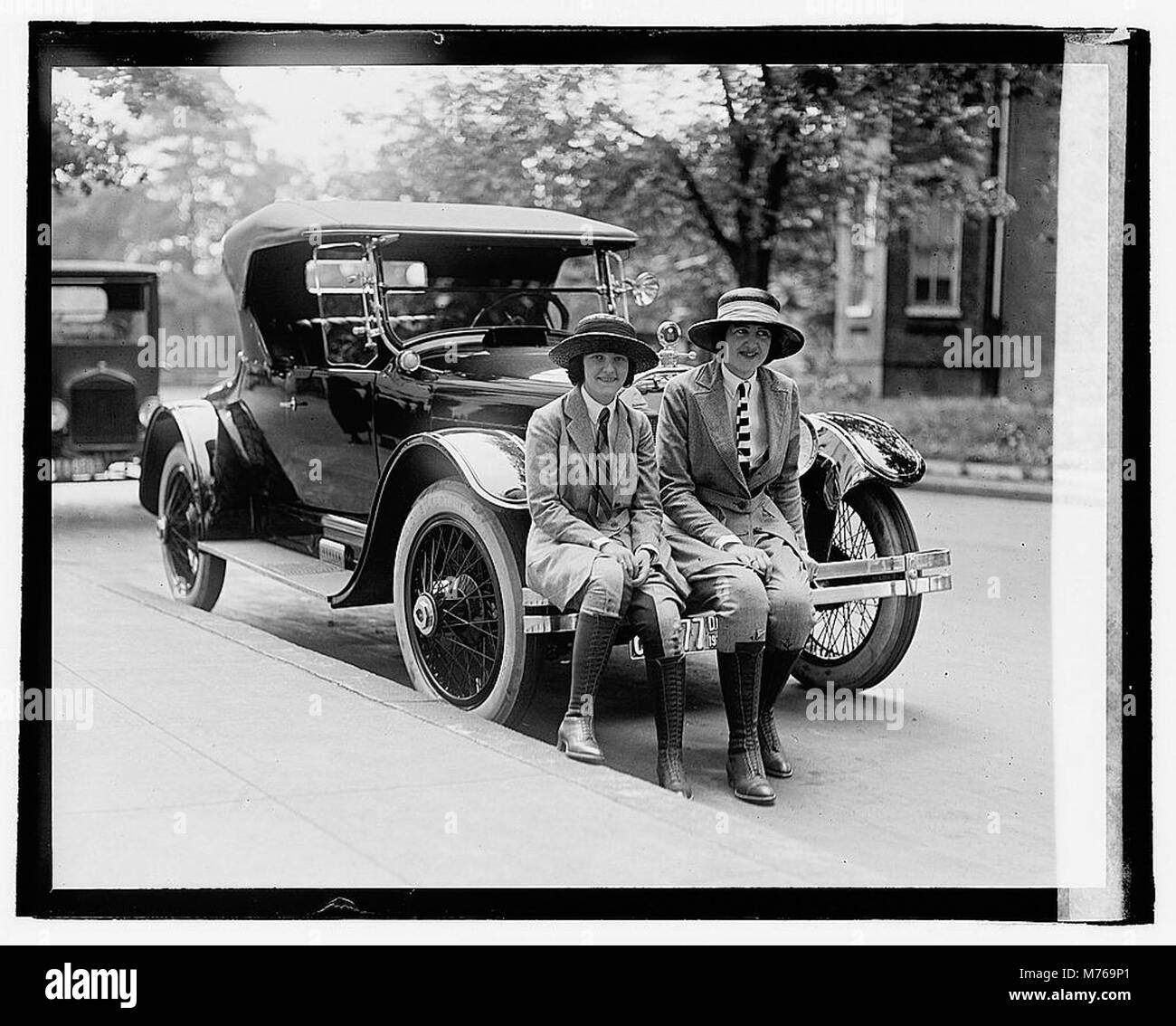 A photograph of Miss Hazel Jones and Miss Marion Cameron, capturing ...